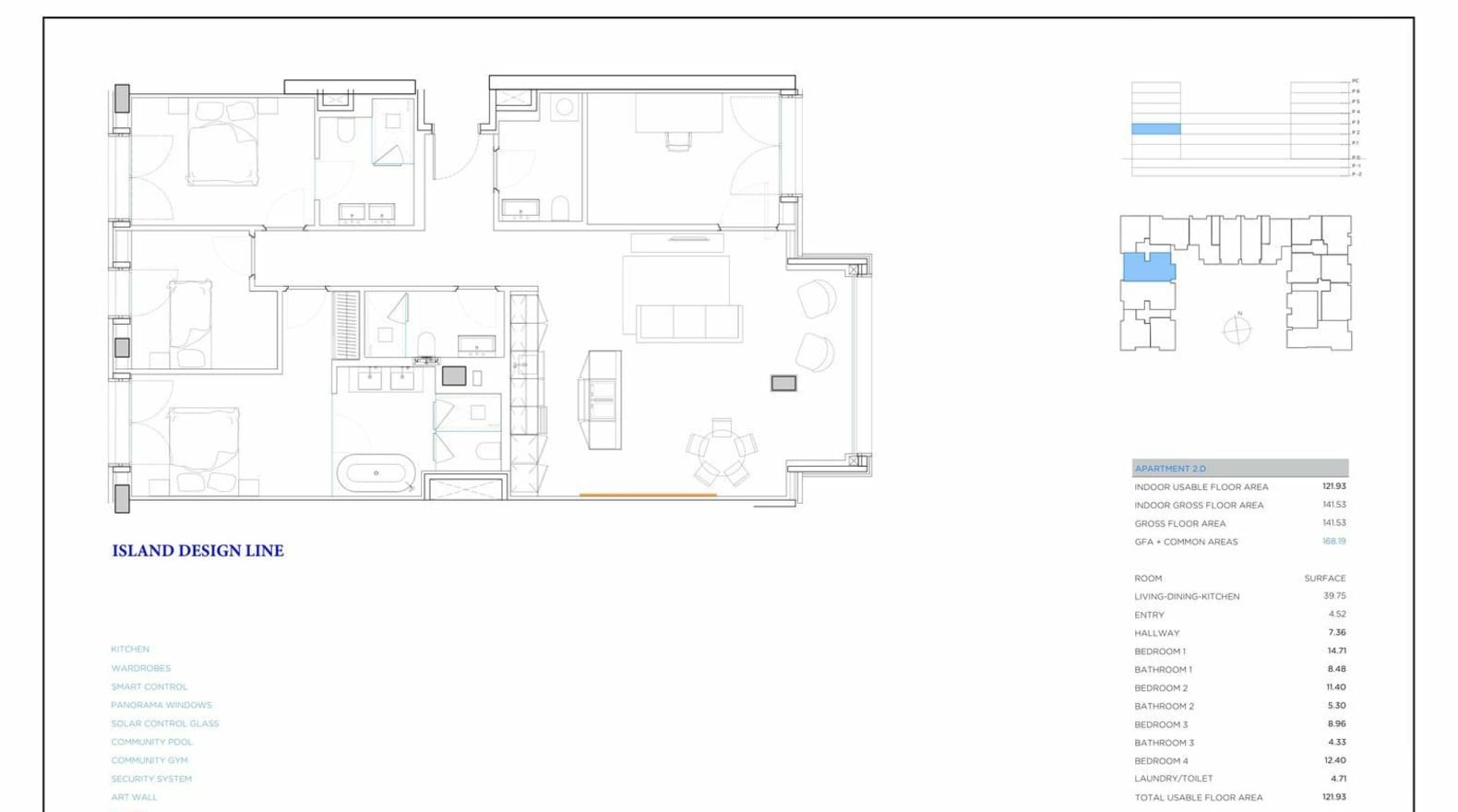 Apartamento nuevo con 4 habs. en The XO Residences Palma, Palma
